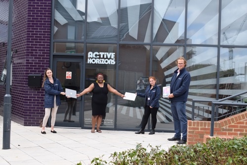 Erith Residents Celebrate It Equipment Donation | Orbit Homes